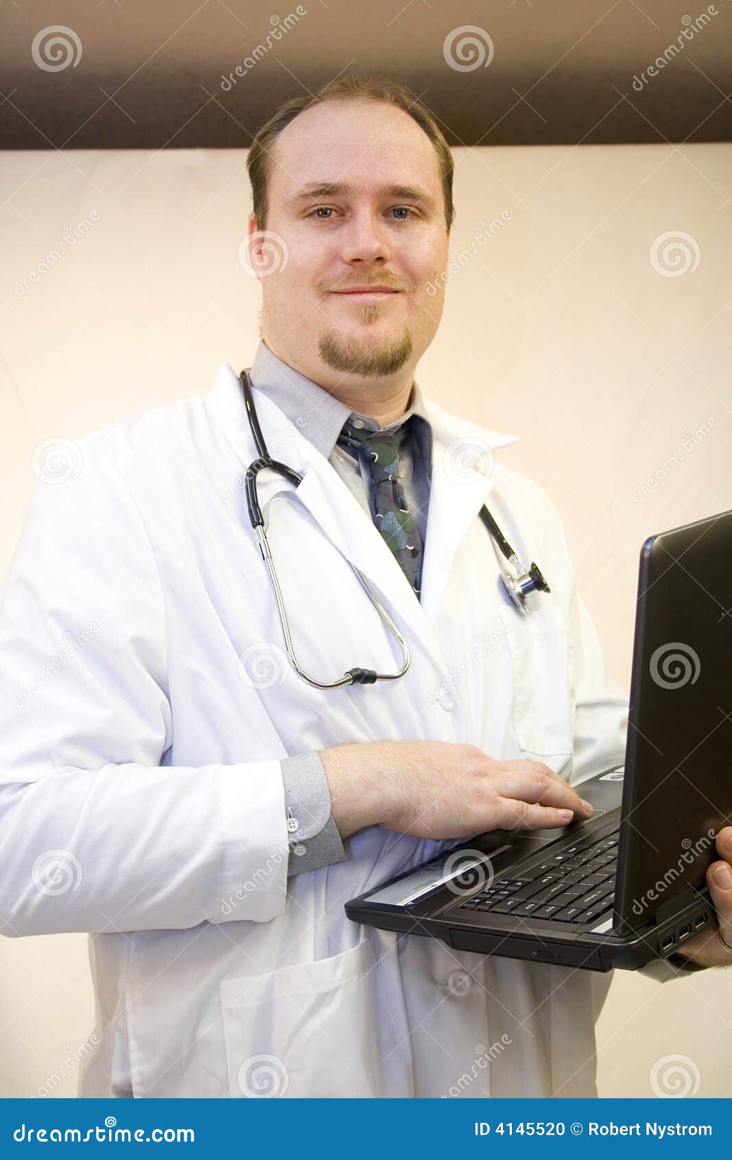 Doctor laptop stock photo. Image of keyboard, occupation - 4145520