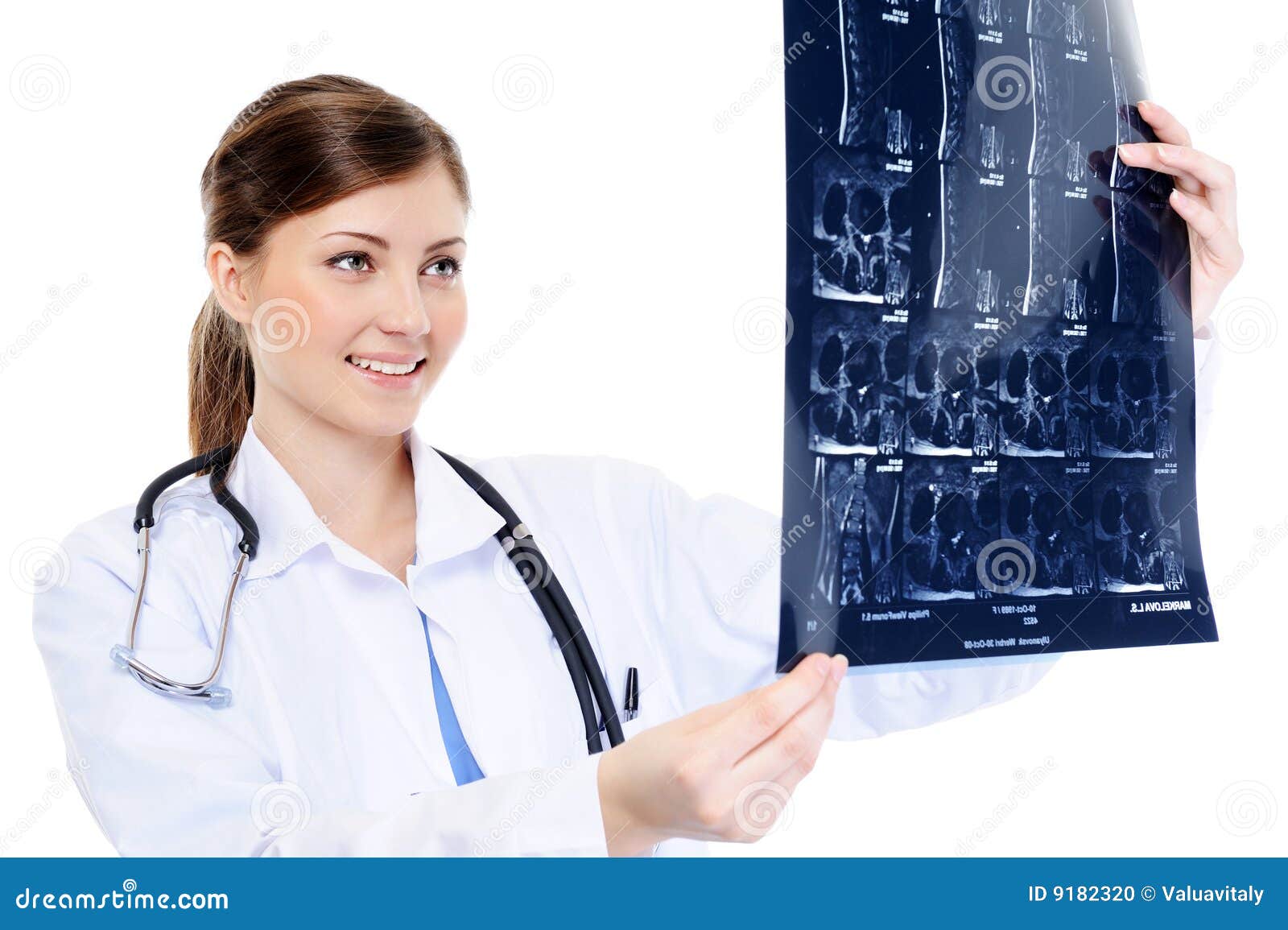 Doctor learning X-ray stock photo. Image of hold, operation - 9182320