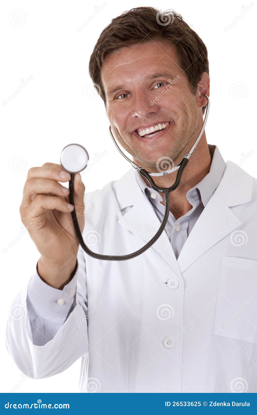 Doctor listening stock image. Image of professional, nice - 26533625
