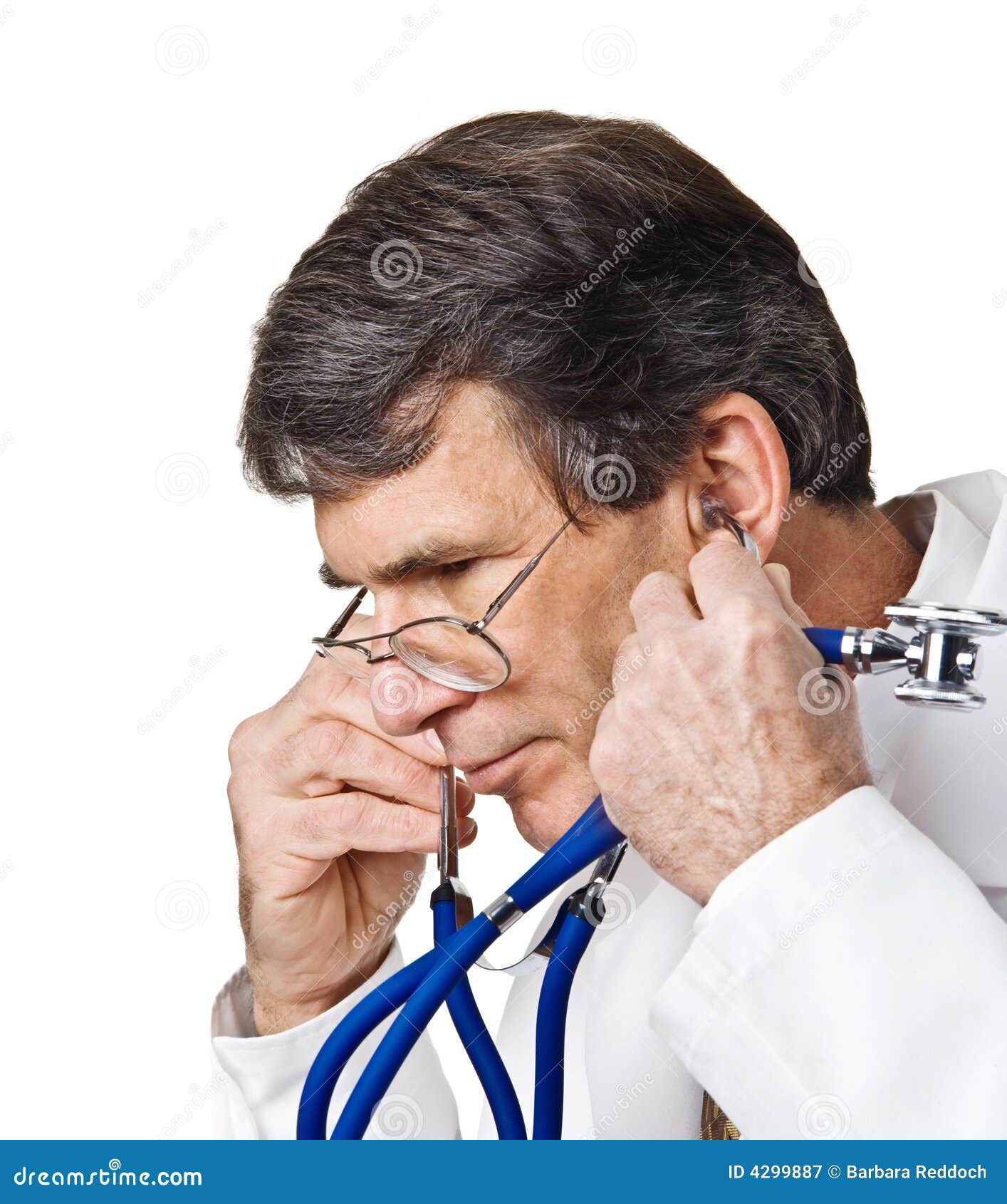 Doctor Listening stock image. Image of medical, illness - 4299887