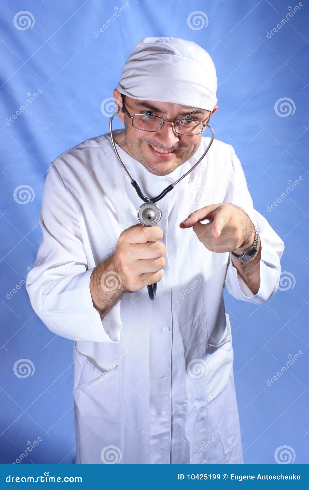 Doctor loco imagen de archivo. Imagen de hombres, paciente - 10425199