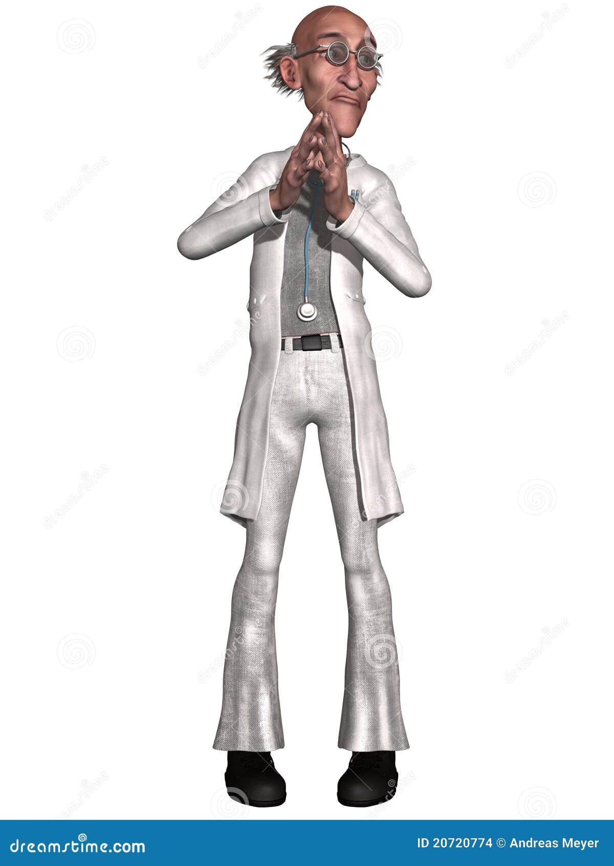 Doctor loco stock de ilustración. Ilustración de enfermedad - 20720774