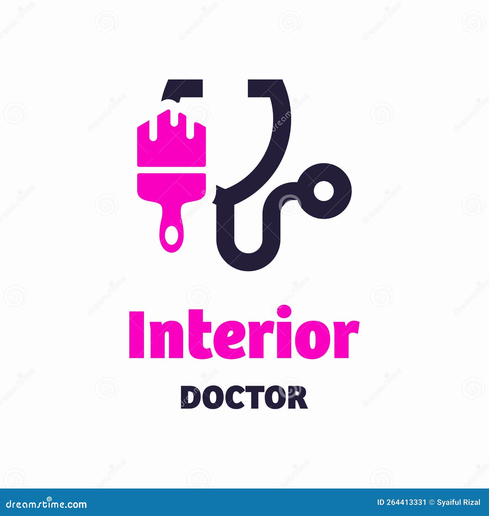 Doctor Logo Interior stock vector. Illustration of medical - 264413331