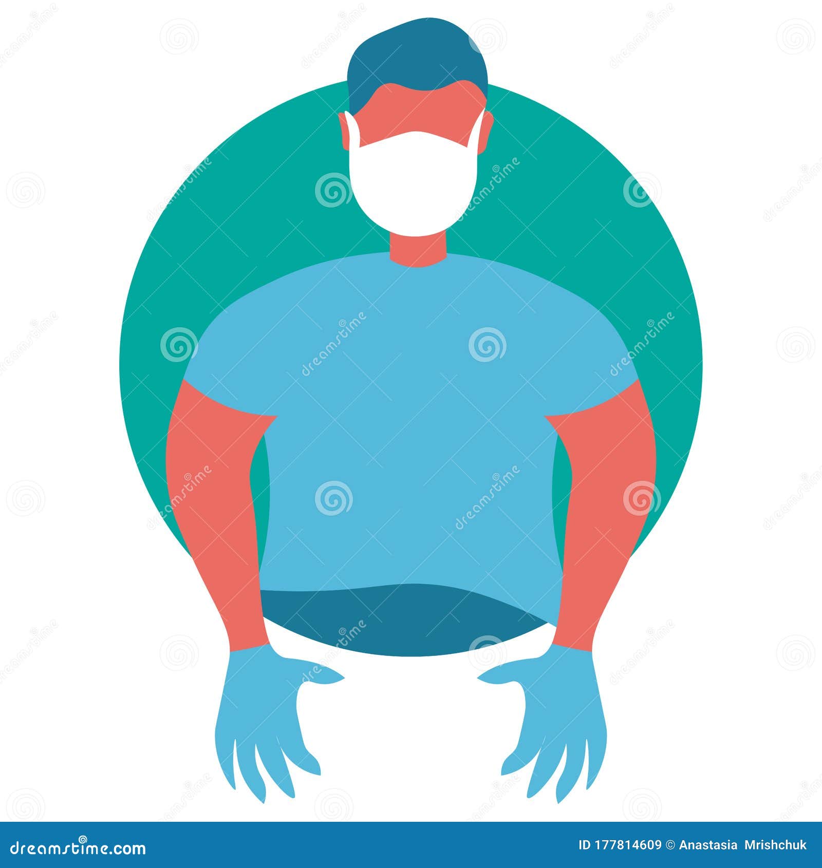 Doctor Logo with Gloves and Mask. Vector Illustration Stock ...