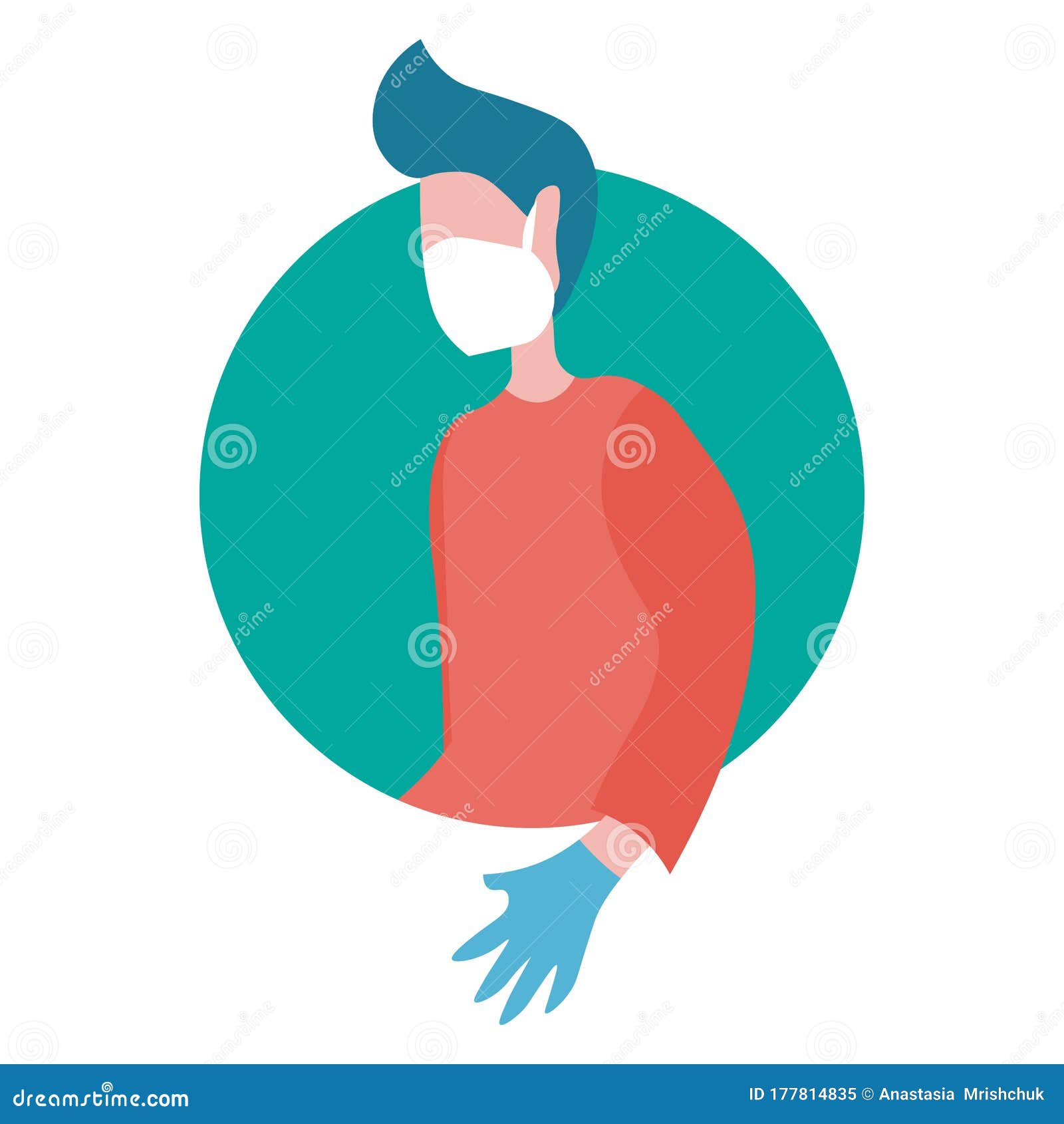 Doctor Logo with Gloves and Mask. Vector Illustration Stock ...