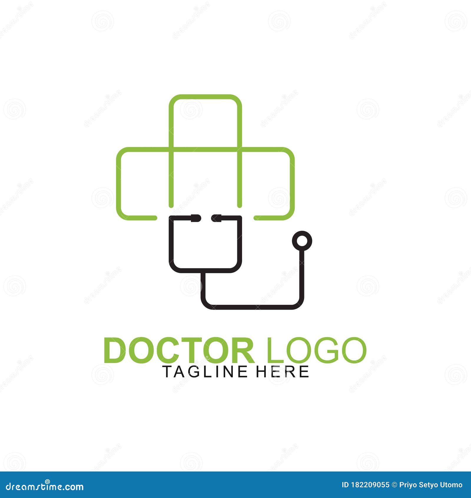 Doctor Logo Template Design Stock Illustration - Illustration of care ...