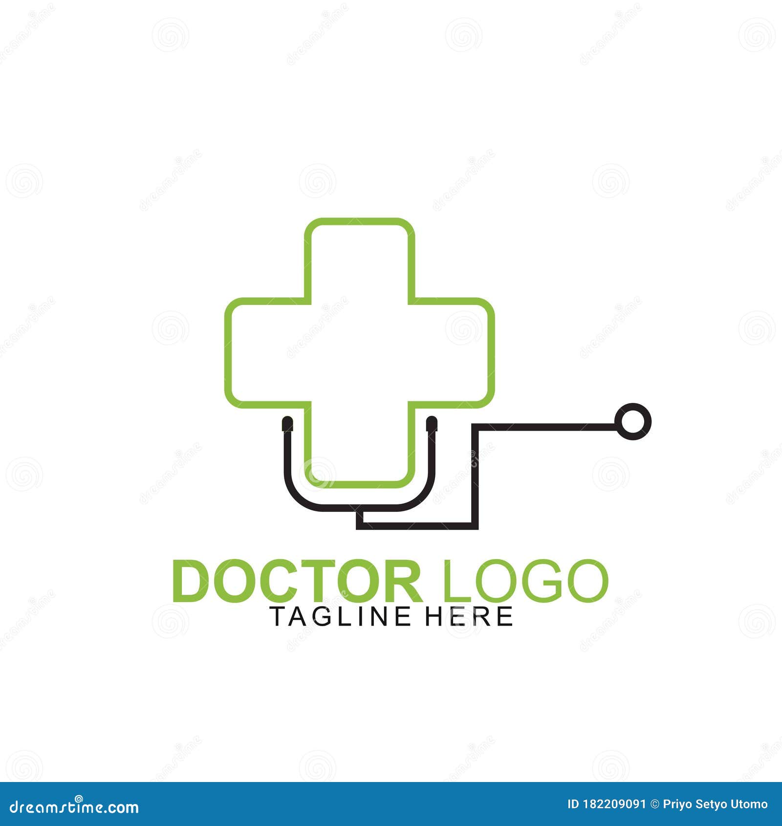 Doctor Logo Template Design Stock Illustration - Illustration of ...