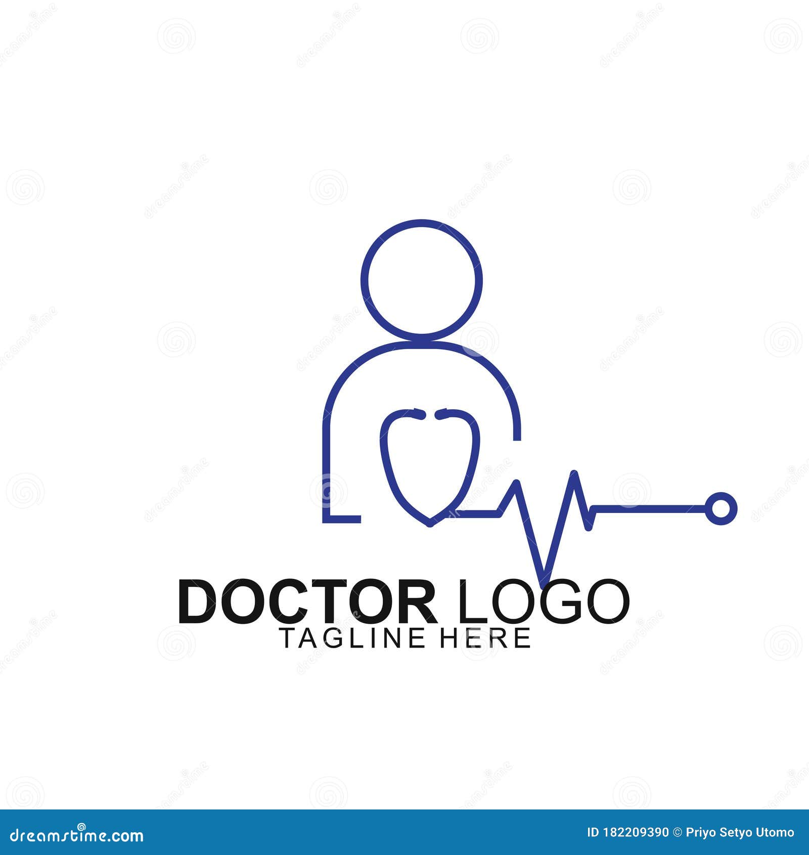 Doctor Logo Template Design Stock Illustration - Illustration of ...