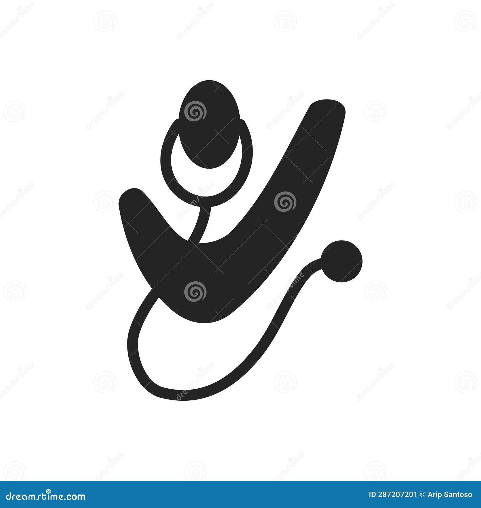 Doctor Logo Template Isolated. Brand Identity. Icon Abstract Vector ...