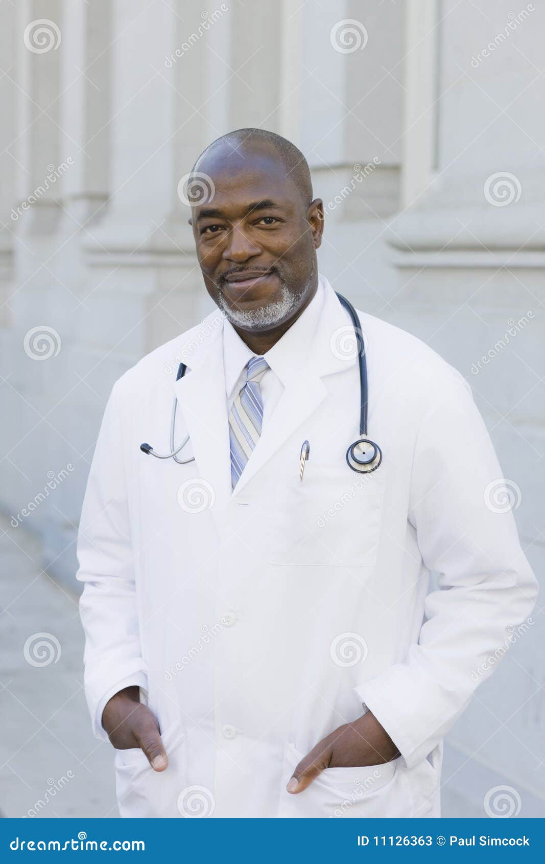 Doctor Looking Directly To Camera Stock Image - Image of success ...