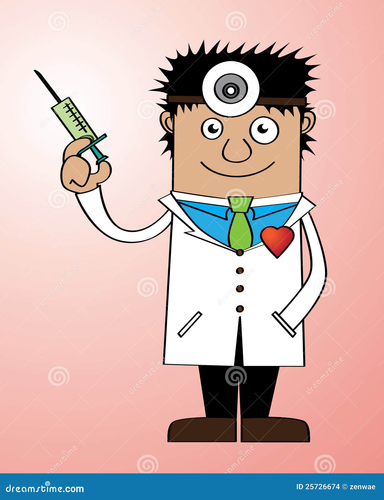 Doctor of love stock vector. Illustration of healthy - 25726674