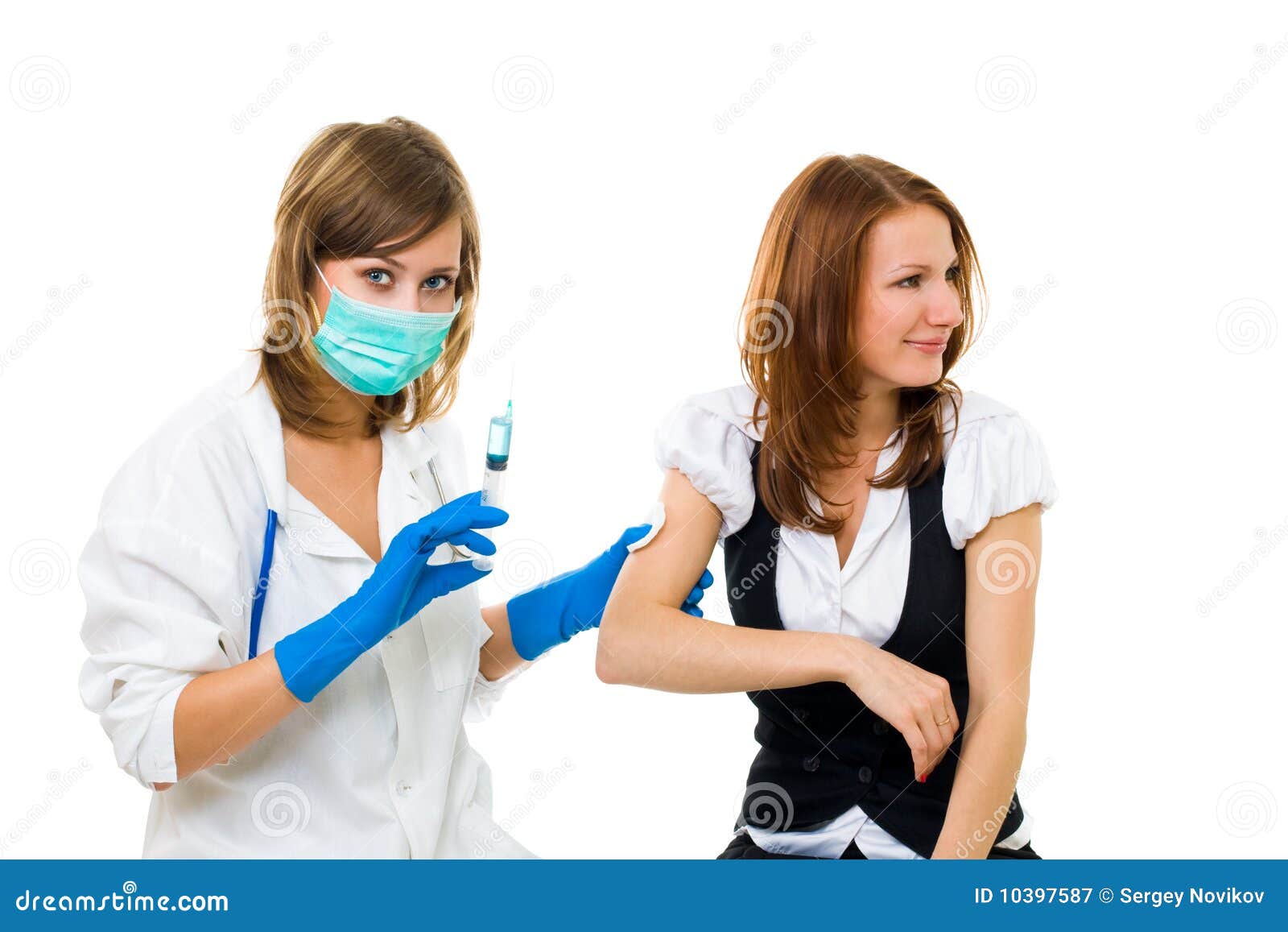 Doctor make injection stock image. Image of injection - 10397587