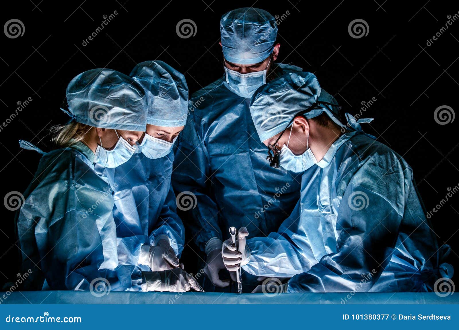 The Doctor Makes Sternotomy during a Thoracic Operation. Stock Image ...