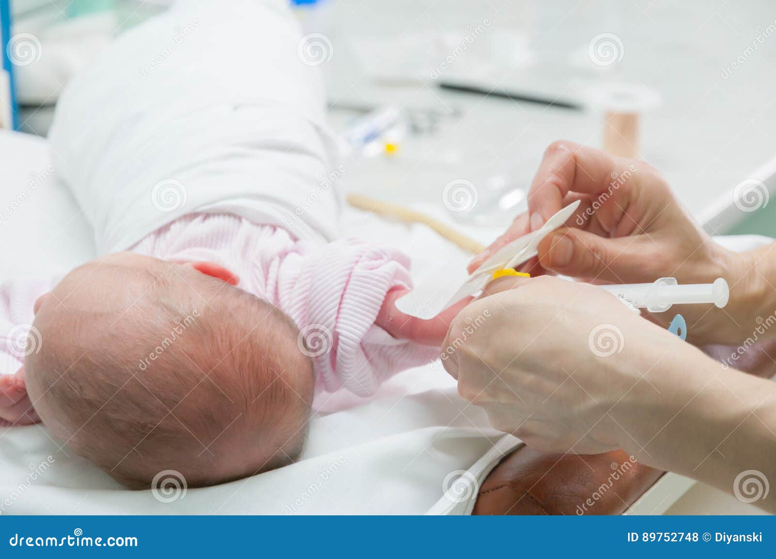 Doctor Making Drainage for Newborn Baby Editorial Stock Photo - Image ...
