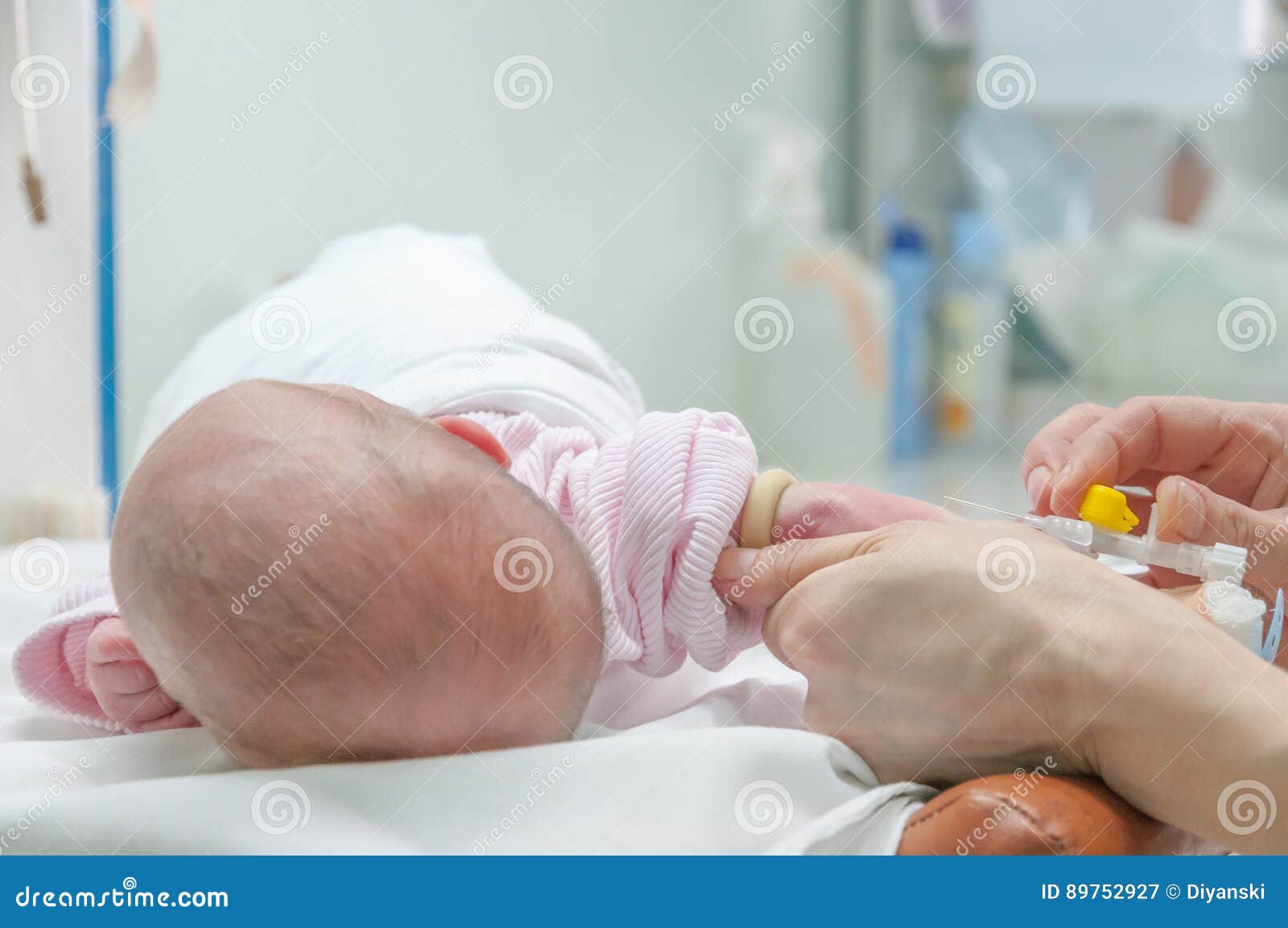Doctor Making Drainage for Newborn Baby Editorial Photography - Image ...