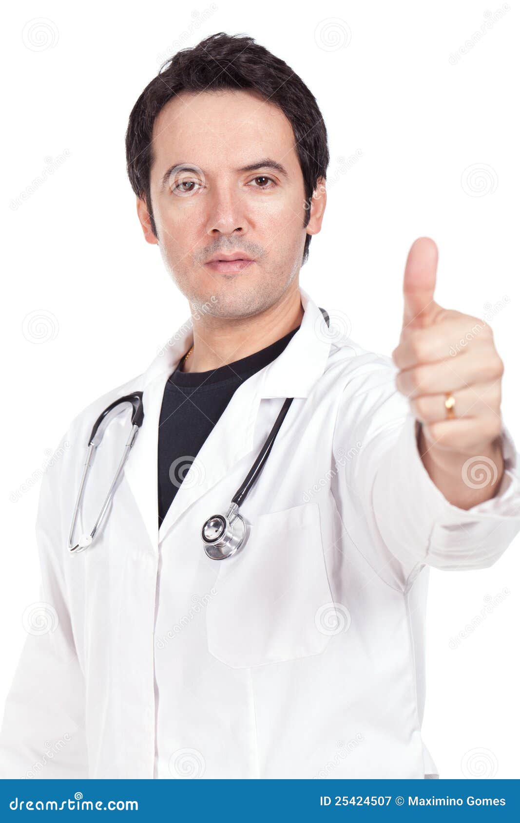 Doctor making ok sign stock image. Image of like, medic - 25424507