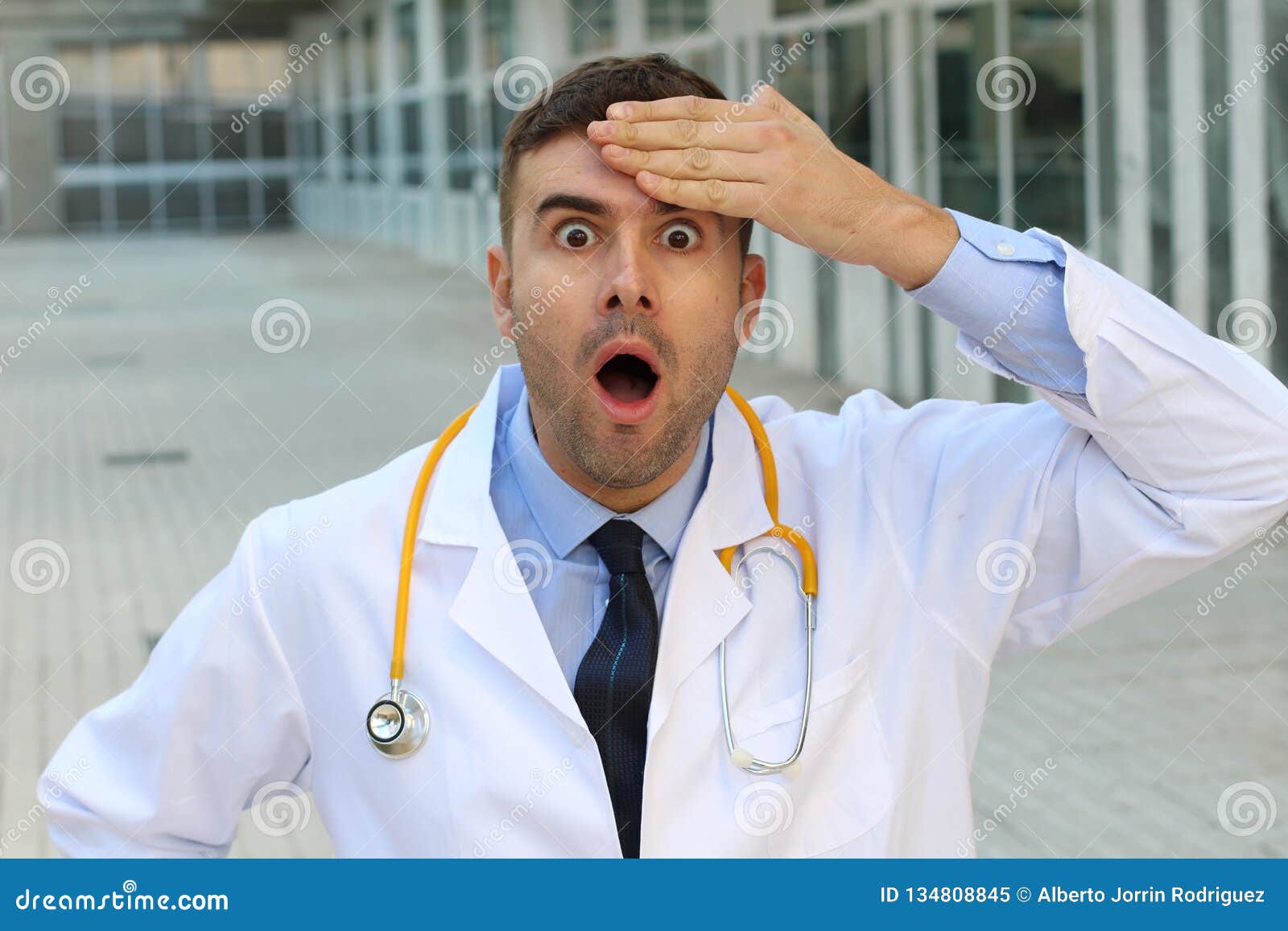Doctor Making a Serious Mistake Stock Image - Image of adult, care ...