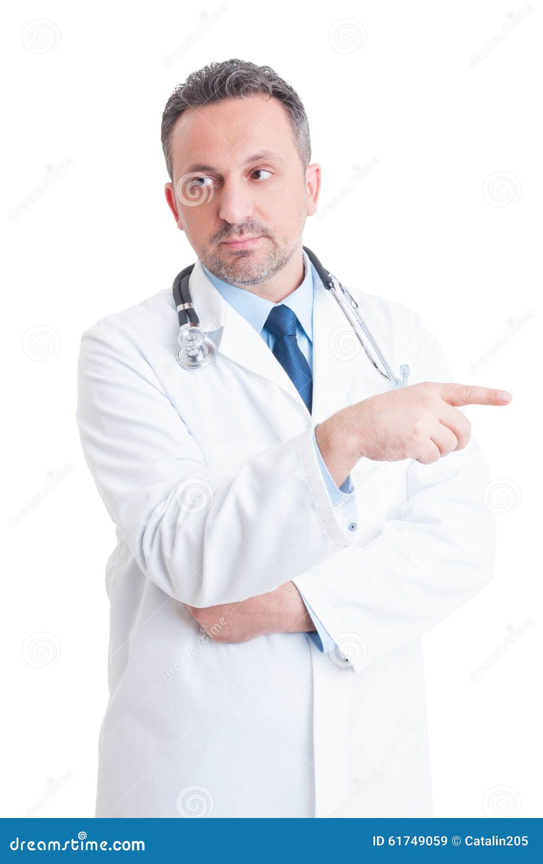 Doctor or Medic Making Get Inside the Office Gesture Stock Image ...