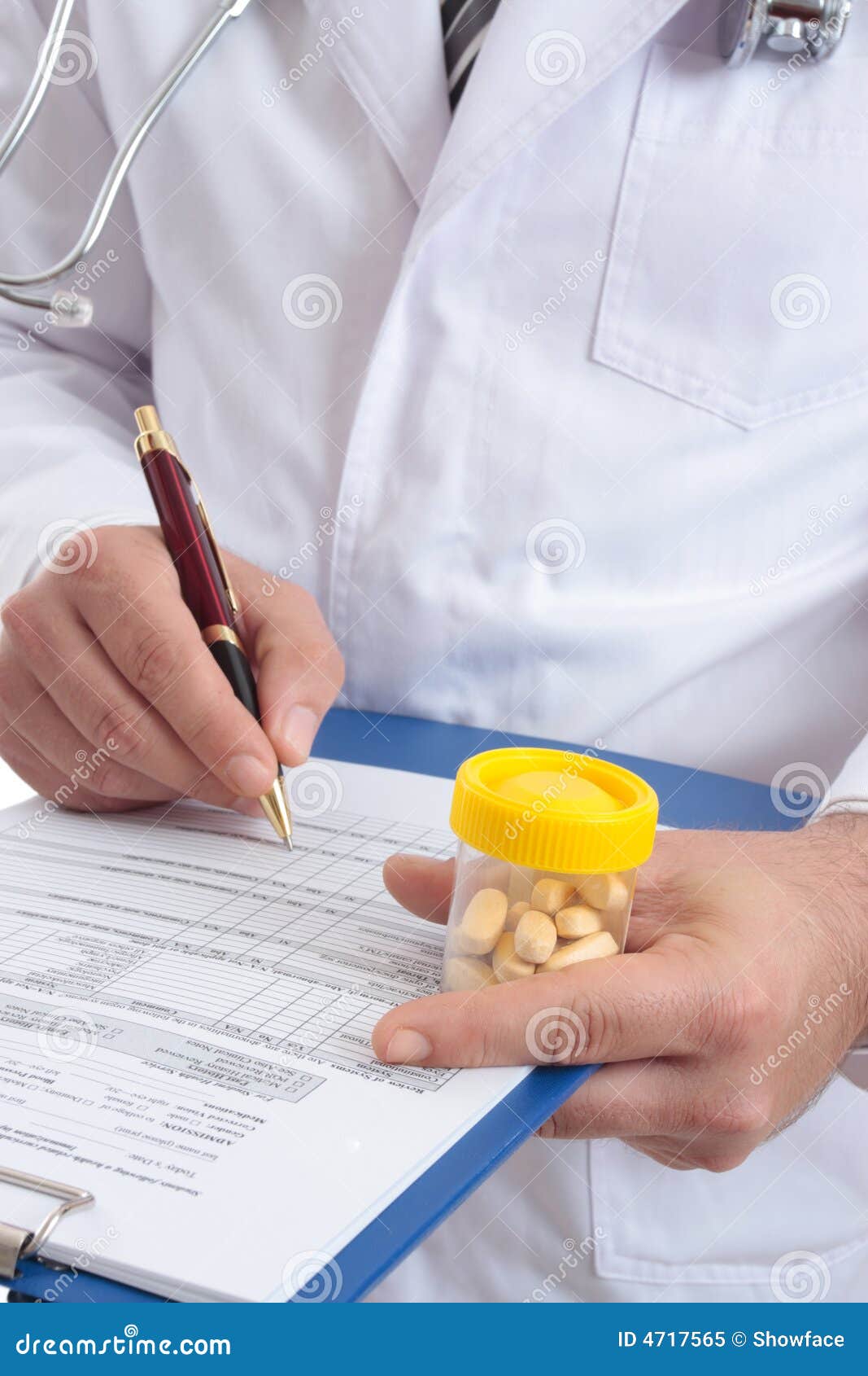 Doctor with Medical Health Record Stock Image - Image of healthcare ...