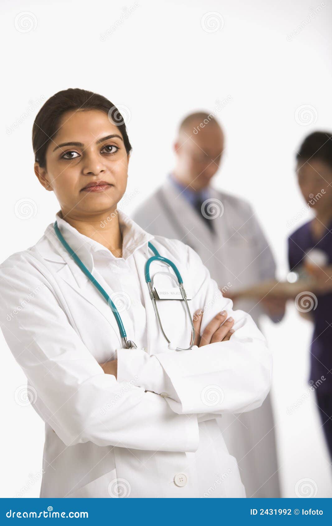 Doctor and medical staff. stock photo. Image of male, colleague - 2431992