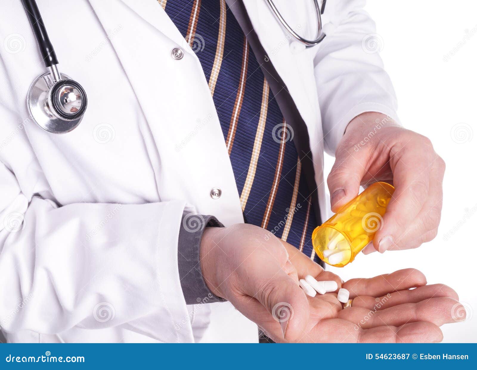 Doctor with Medicin in Hand Stock Image - Image of offering ...