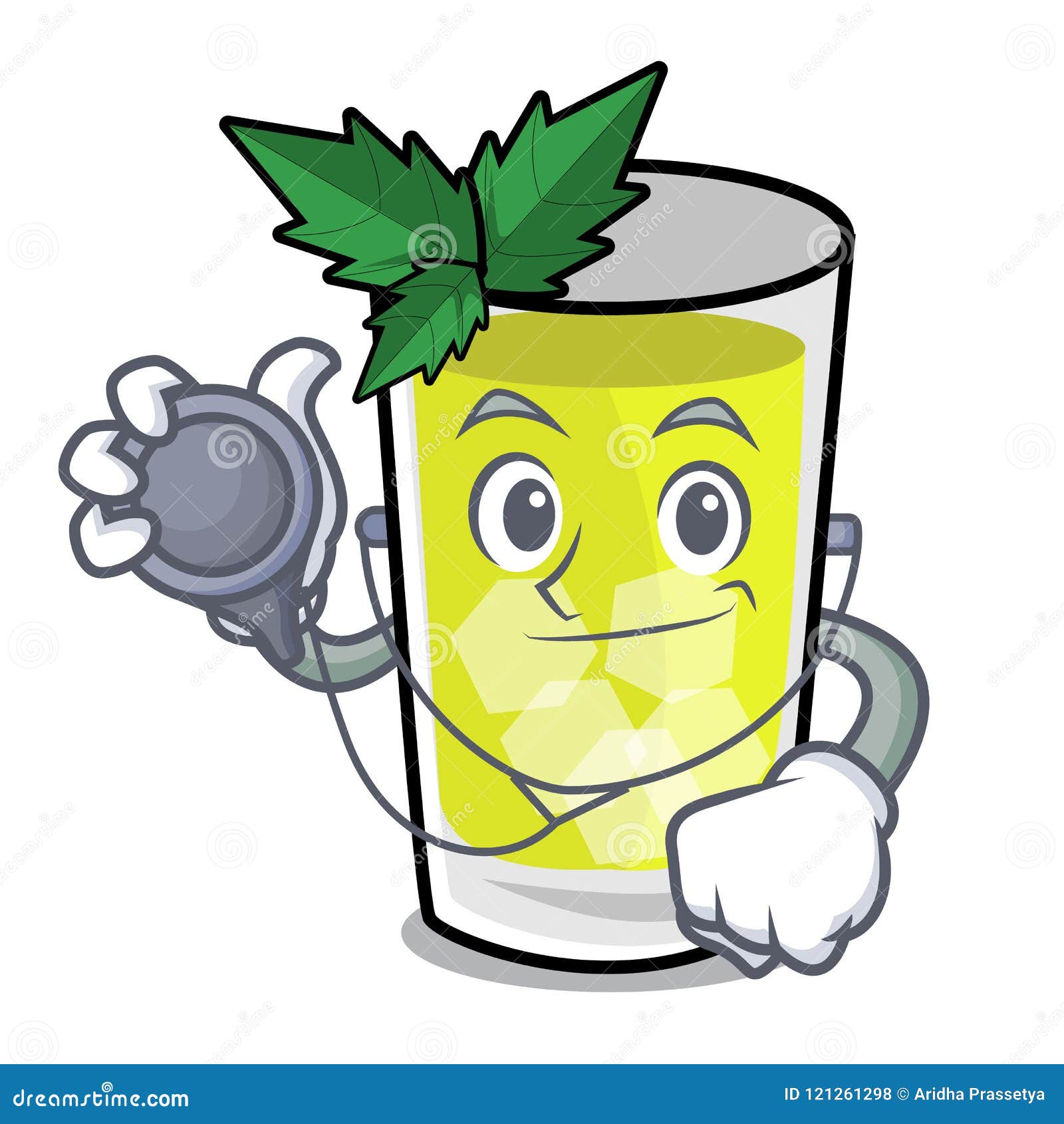 Doctor Mint Julep Character Cartoon Stock Vector - Illustration of ...