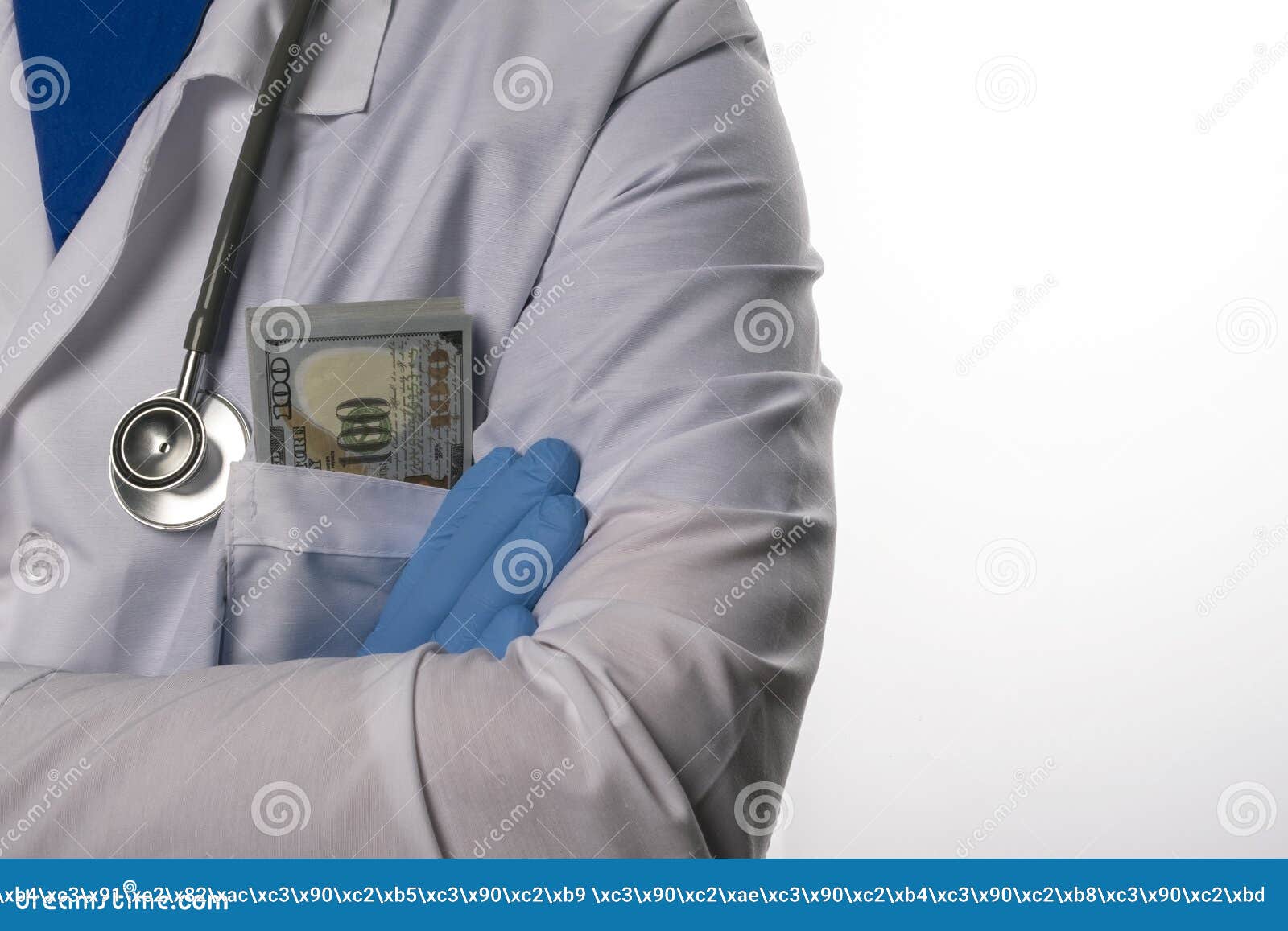 Doctor and money. stock image. Image of clinical, opportunity - 207440661