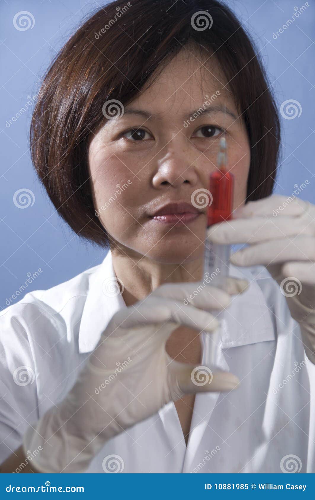Doctor with needle stock image. Image of white, female - 10881985