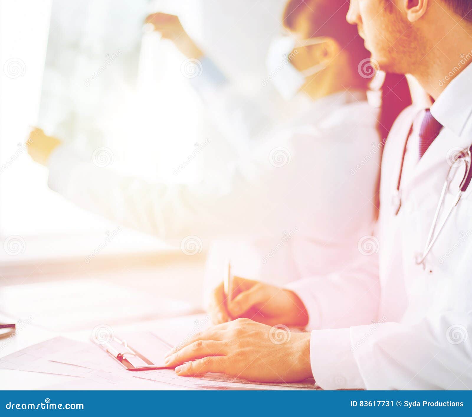 Doctor and Nurse Exploring X-ray Stock Image - Image of healthcare ... Doctor and Nurse Exploring X-ray Stock Image - Image of healthcare ...