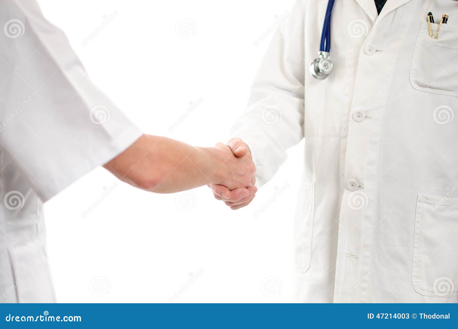 A Nurse Shaking Hands To Encourage The Patient Royalty-Free Stock Image ...