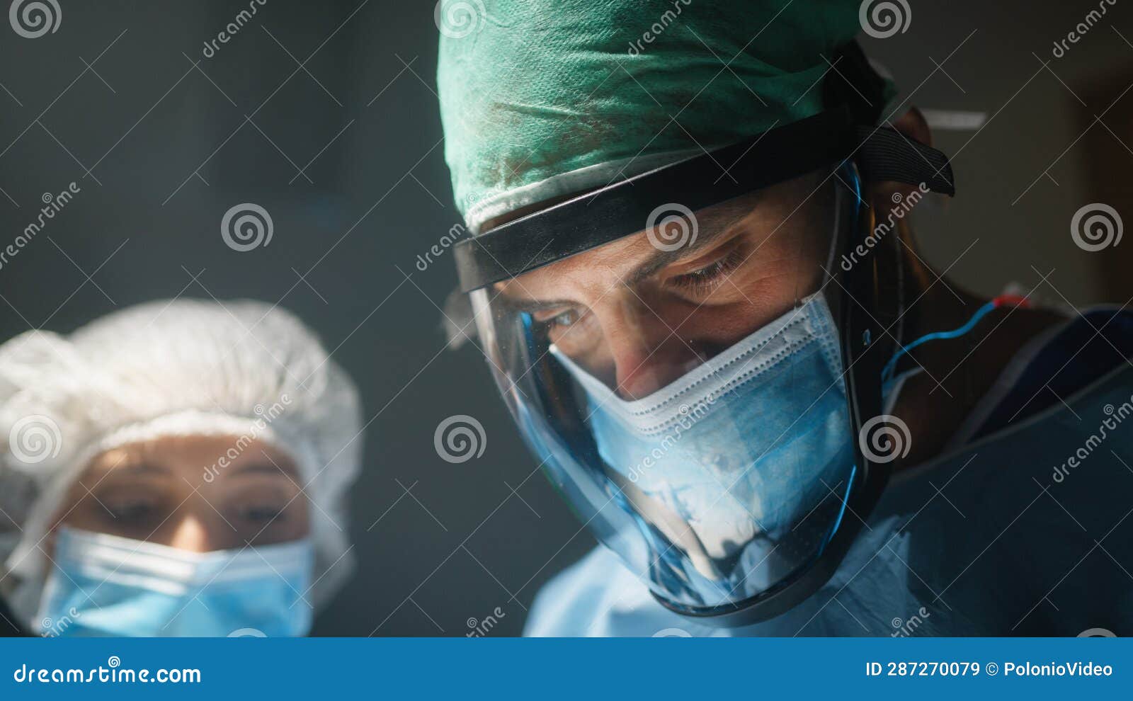 Doctor while he is Operating As a Symbol of the Importance of Research ...