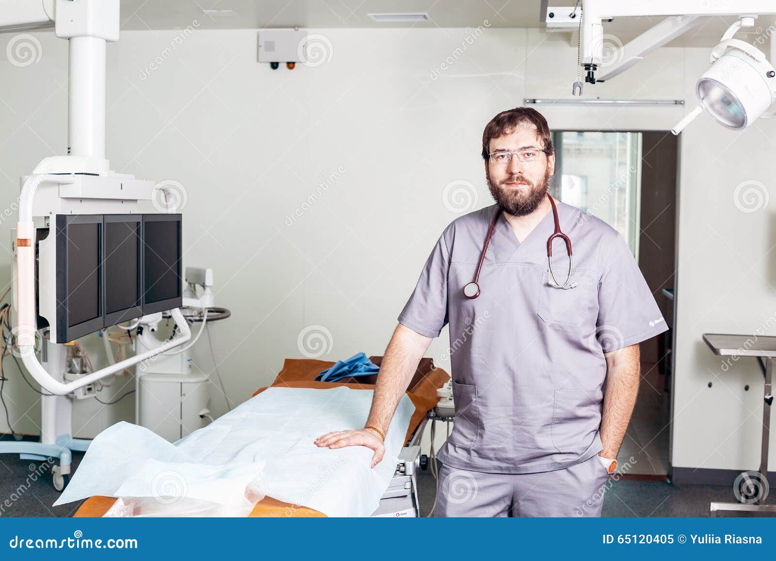 The Doctor in the Operating Room Stock Image - Image of physician ...