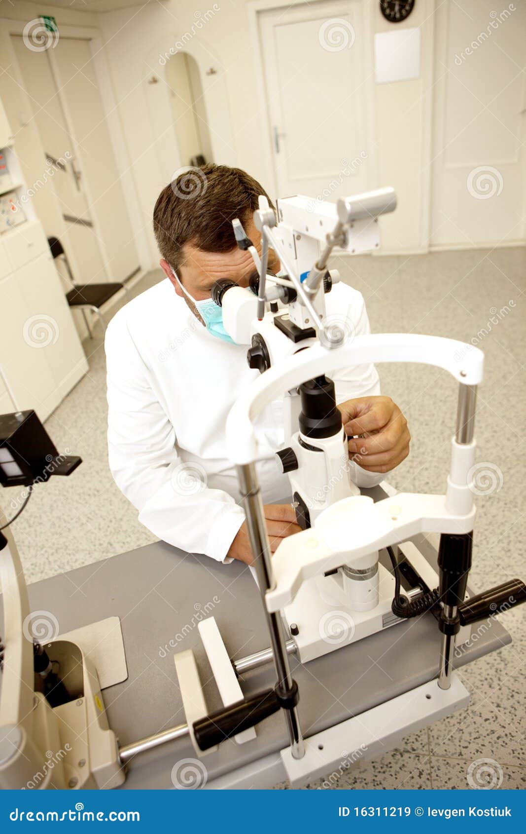 Doctor in Ophthalmology Clinic Stock Image - Image of consulting, care ...
