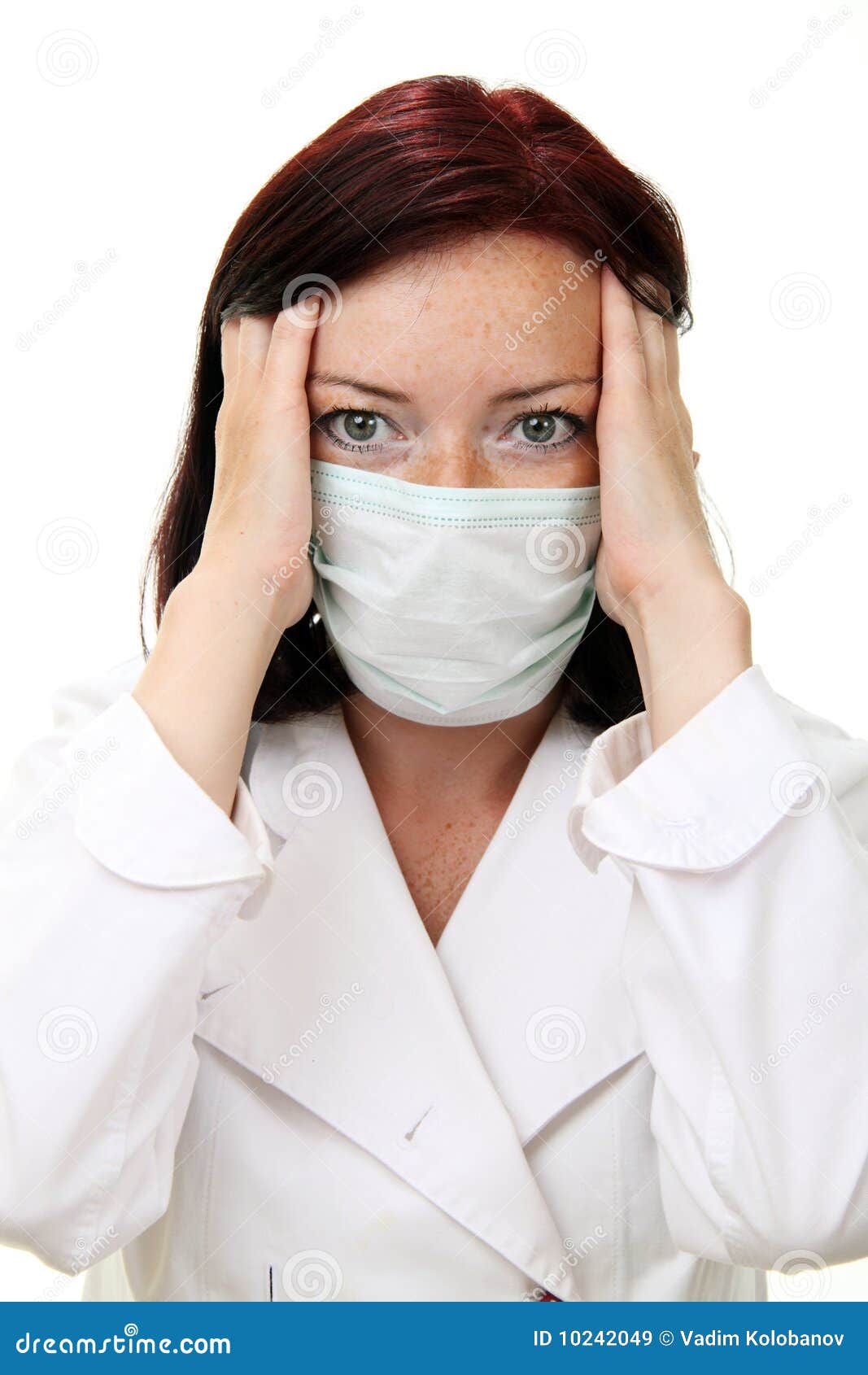 Doctor in panic stock image. Image of healthy, diagnose - 10242049