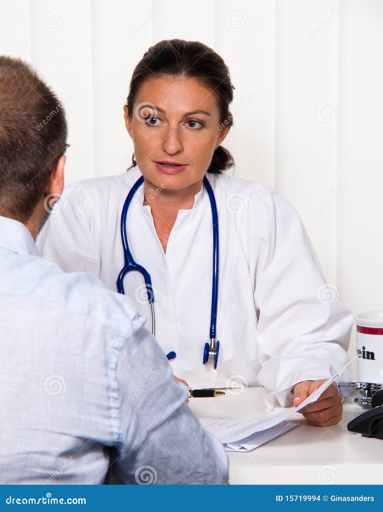 Doctor with patient stock photo. Image of people, cost - 15719994