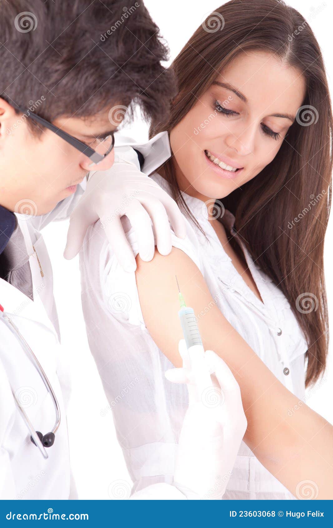 Doctor and patient stock photo. Image of medicine, examination - 23603068