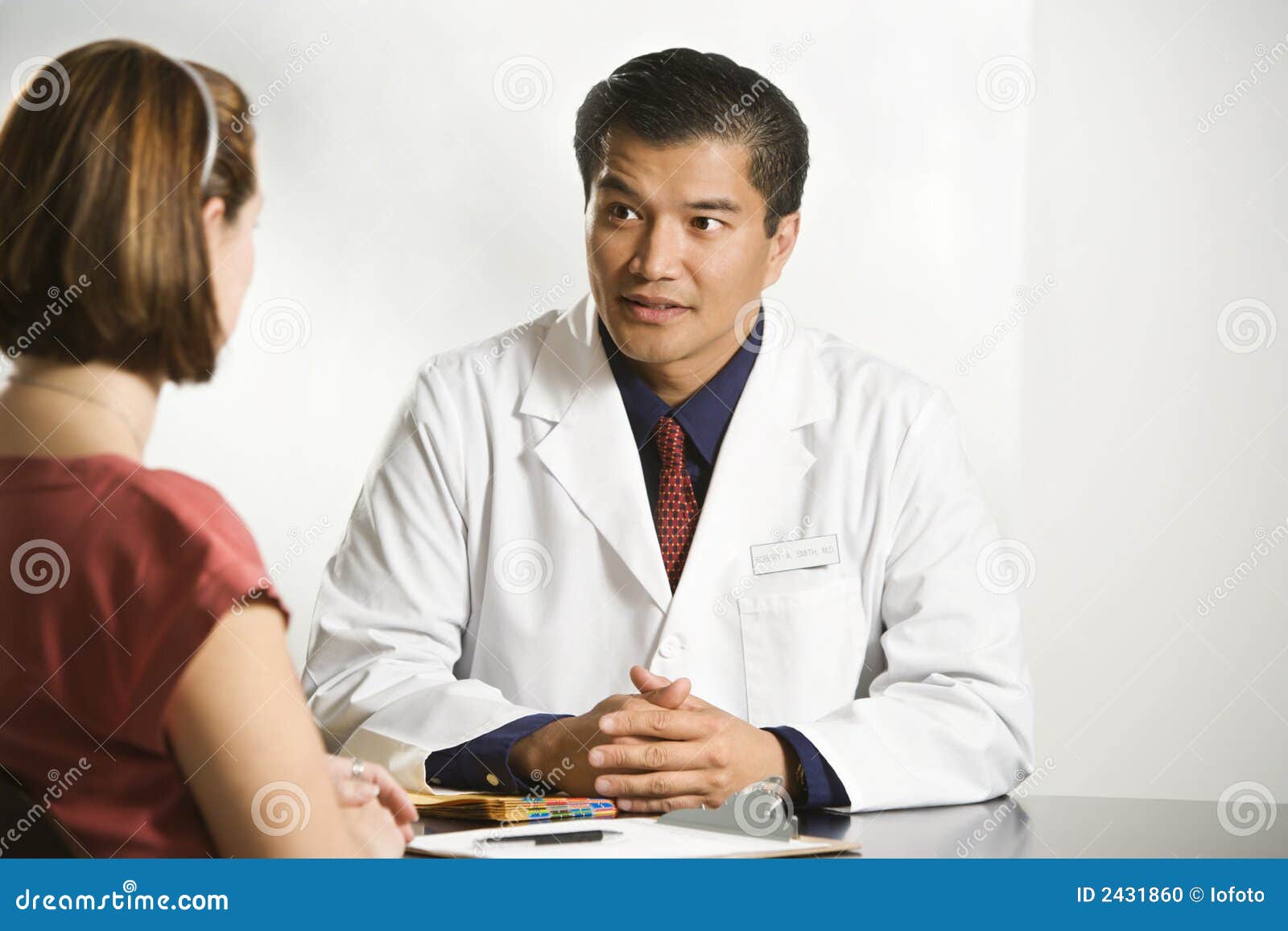 Doctor and patient. stock photo. Image of patient, occupations - 2431860