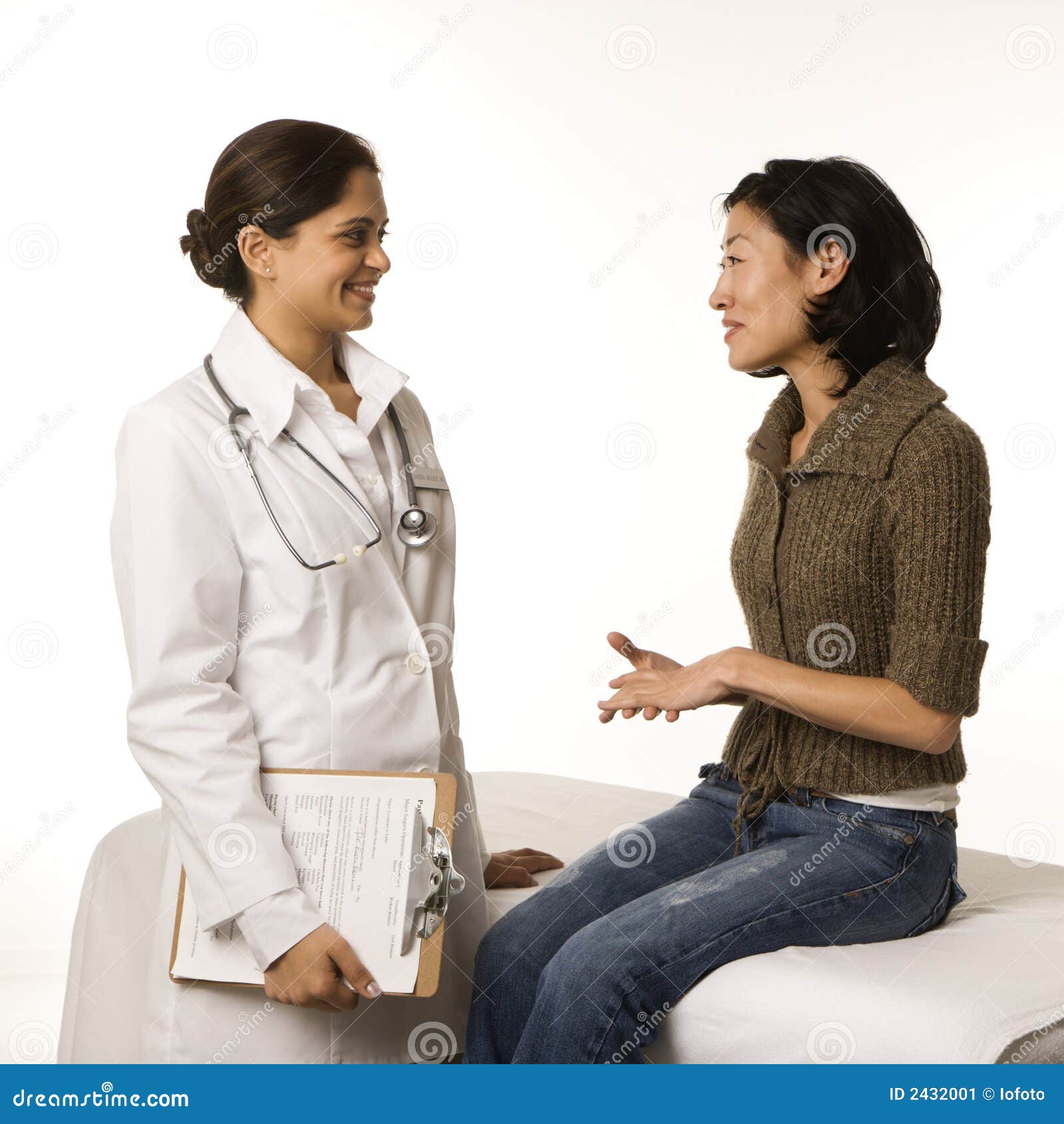 Doctor and patient. stock image. Image of sickness, illness - 2432001