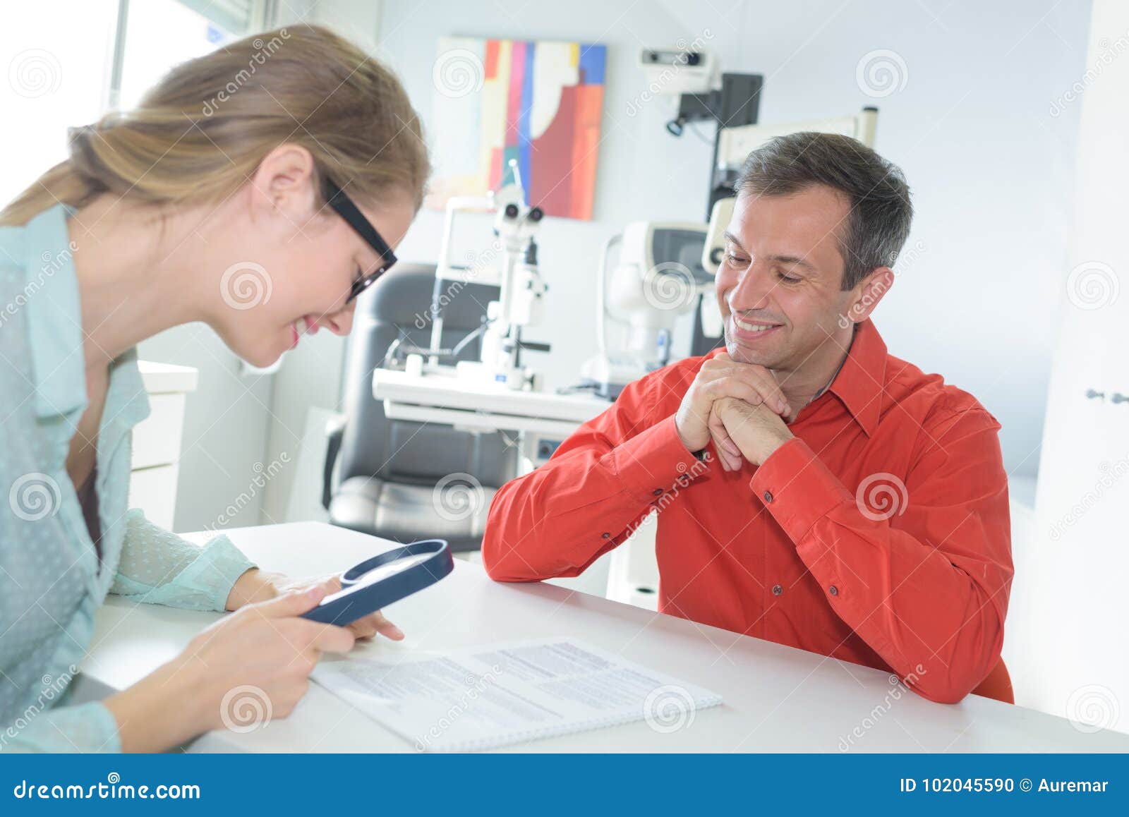 Doctor and Patient Discussing Insurance Policy Stock Photo - Image of ...