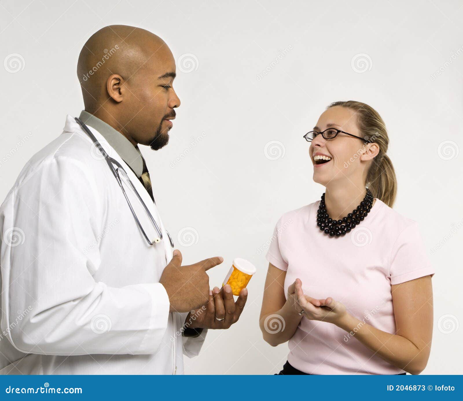 Doctor and Patient Discussing Medication. Stock Image - Image of ...