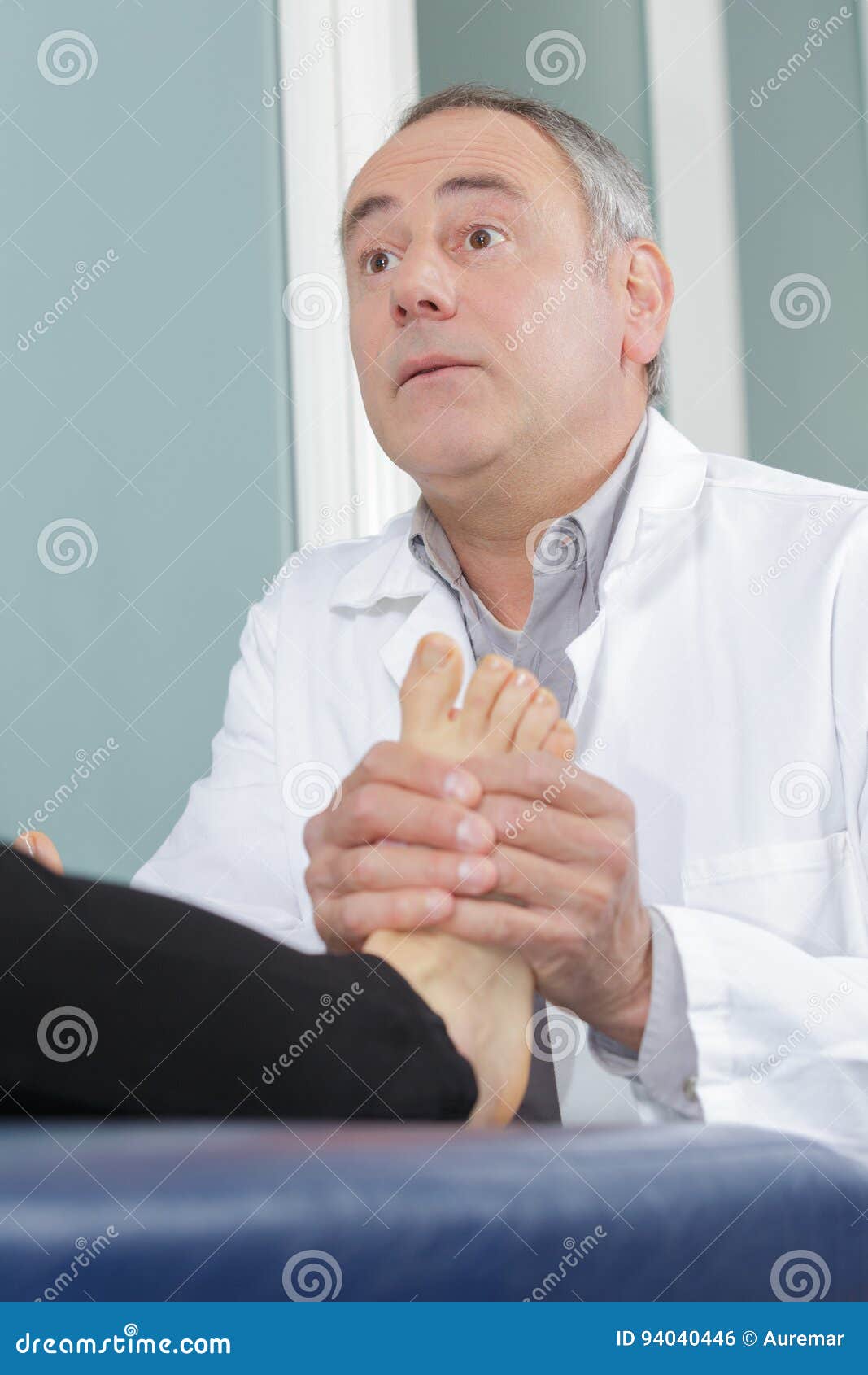 Doctor and Patient - Examination Feet Stock Photo - Image of exercise ...