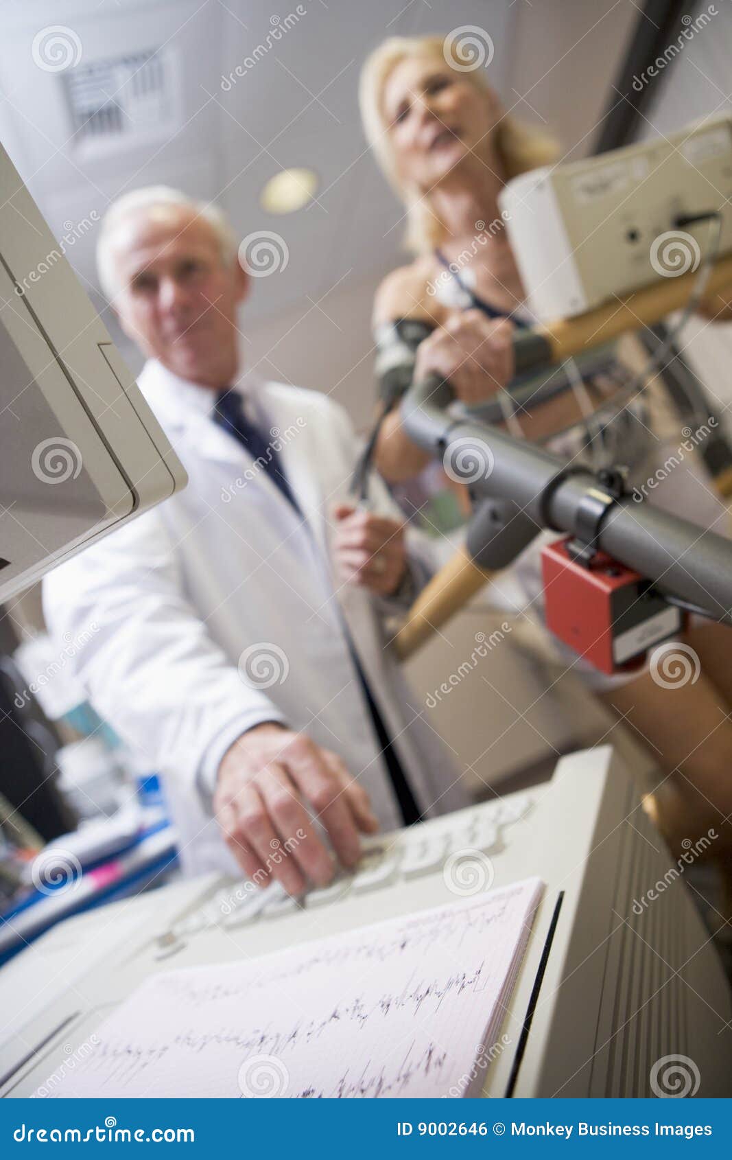 Doctor with Patient during Health Check Stock Photo - Image of aged ...