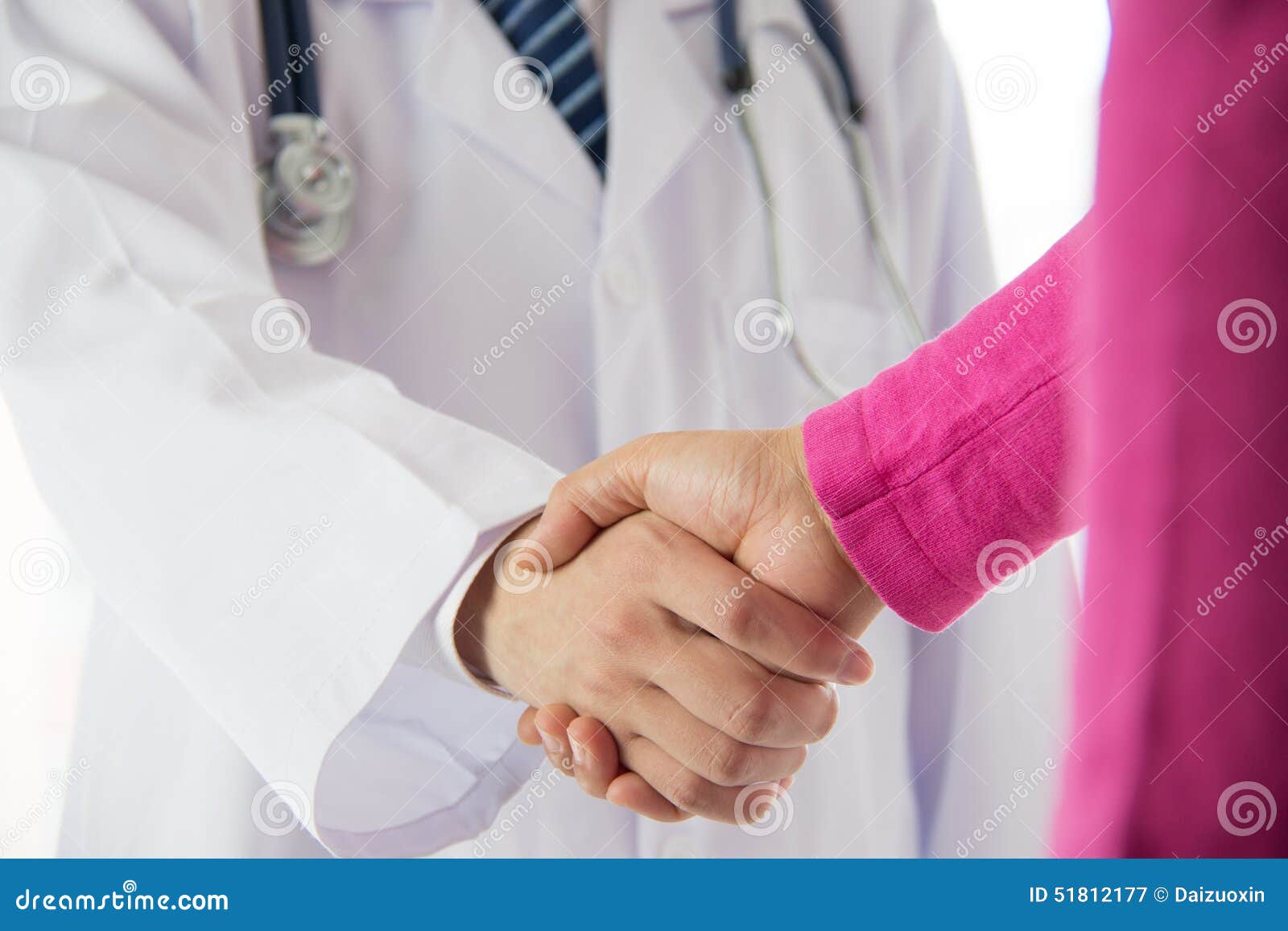 Doctor and Patient Shaking Hands Stock Image - Image of hands, doctors ...