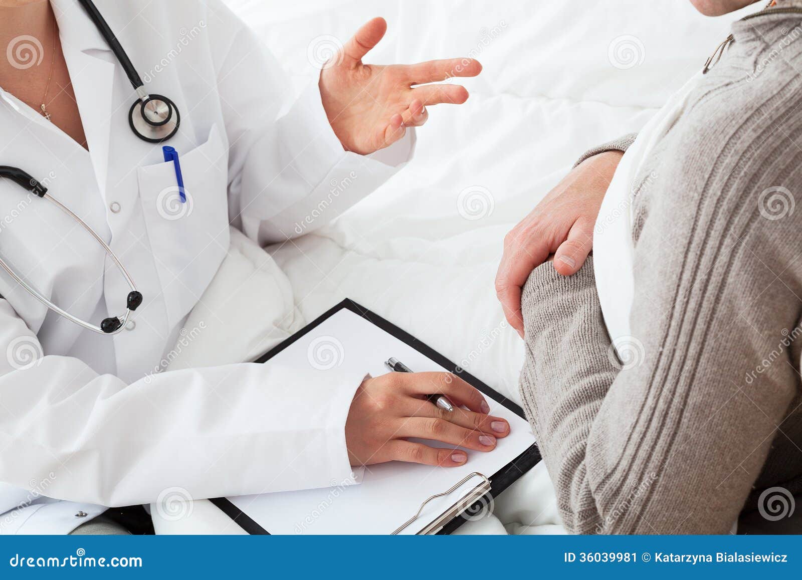 Doctor and a patient stock image. Image of holding, heat - 36039981