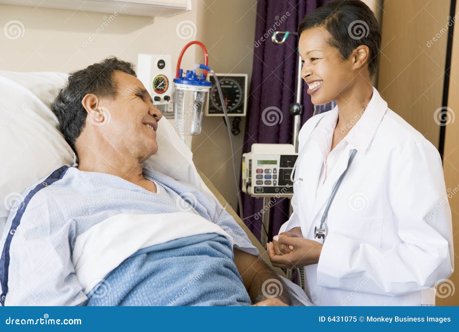 Doctor and Patient Talking To Each Other Stock Image - Image of ...