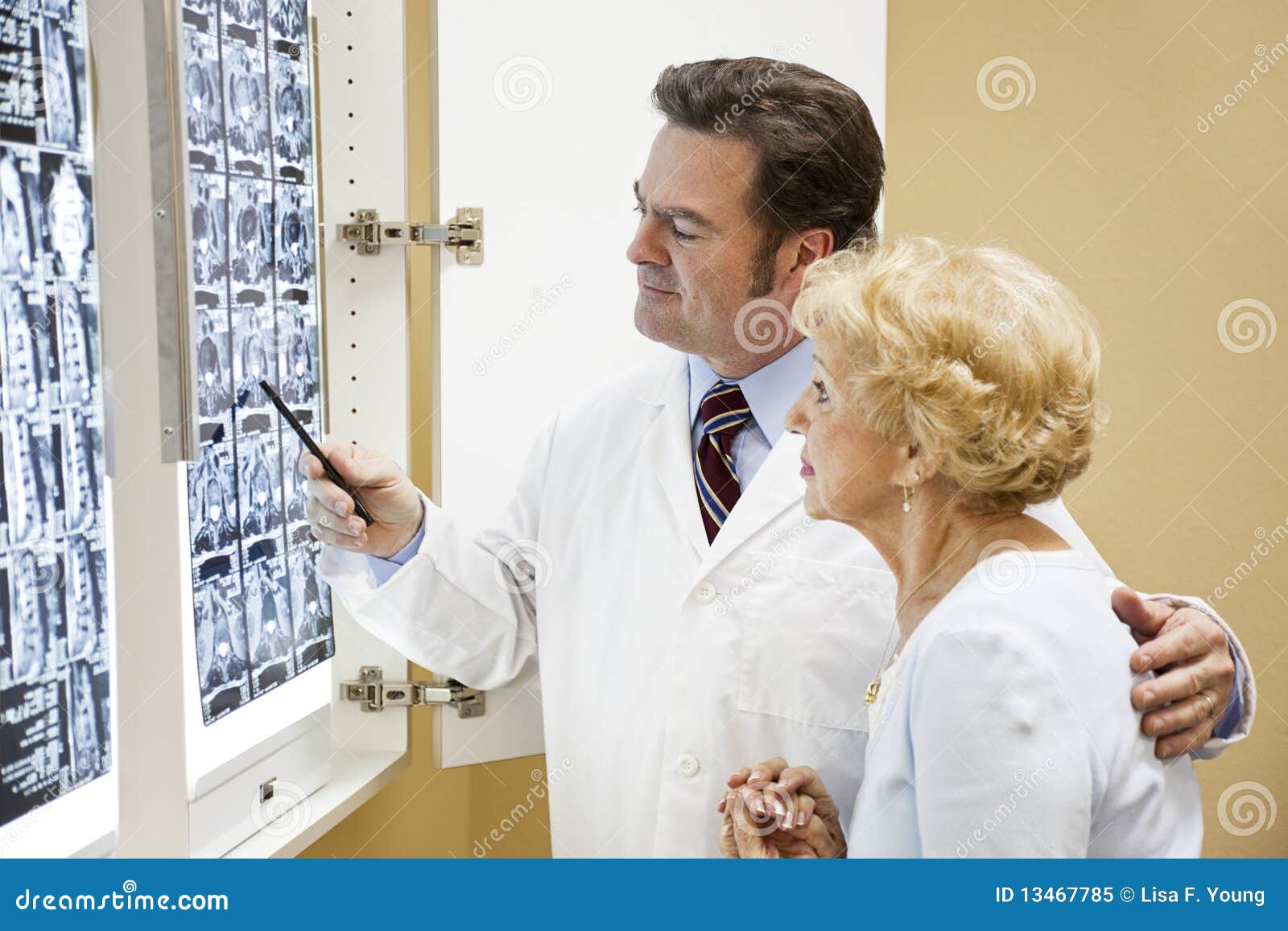 Doctor Patient Test Results Stock Image - Image of medical, doctor ...
