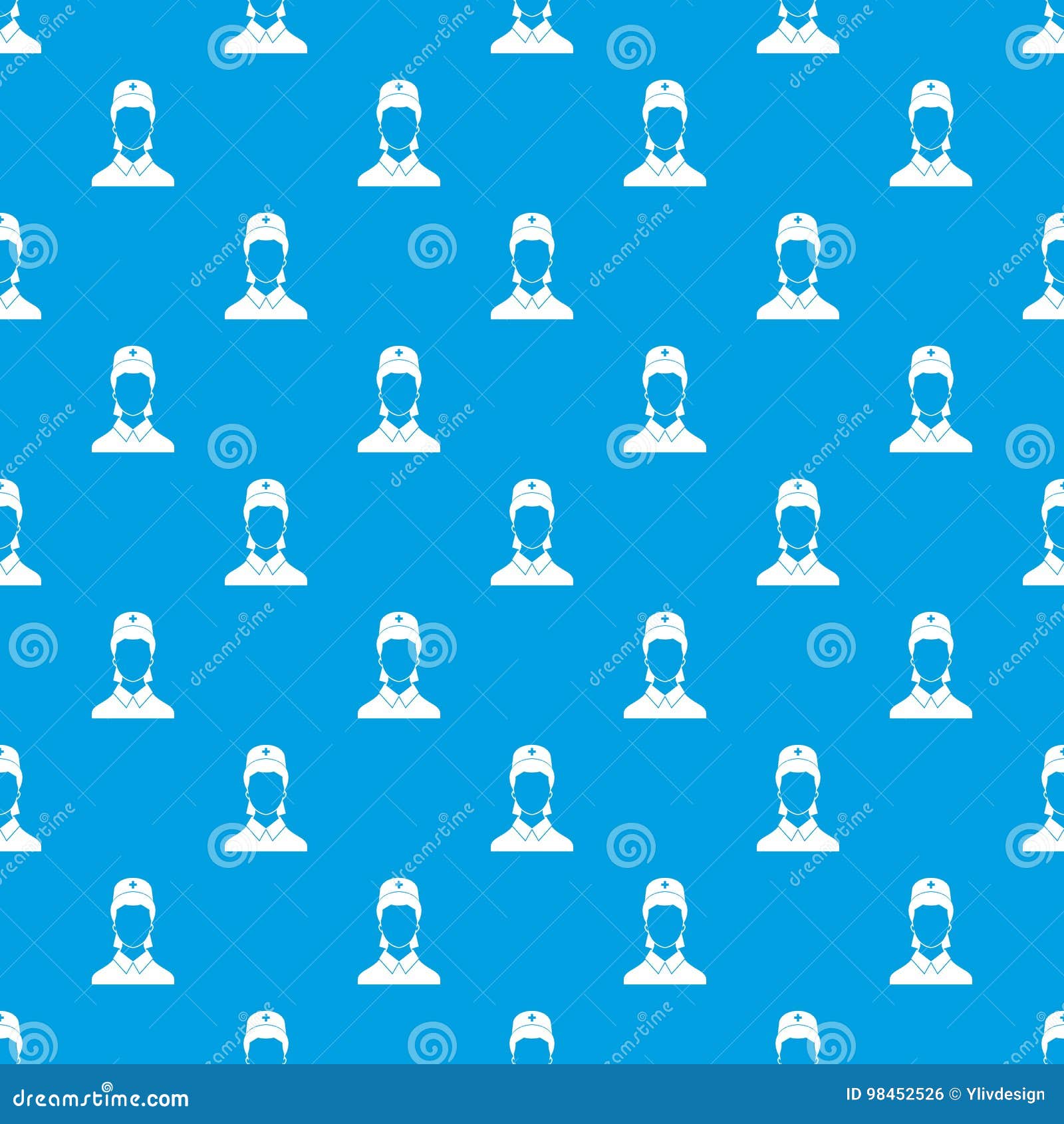 Doctor Pattern Seamless Blue Stock Vector - Illustration of blog, medic ...