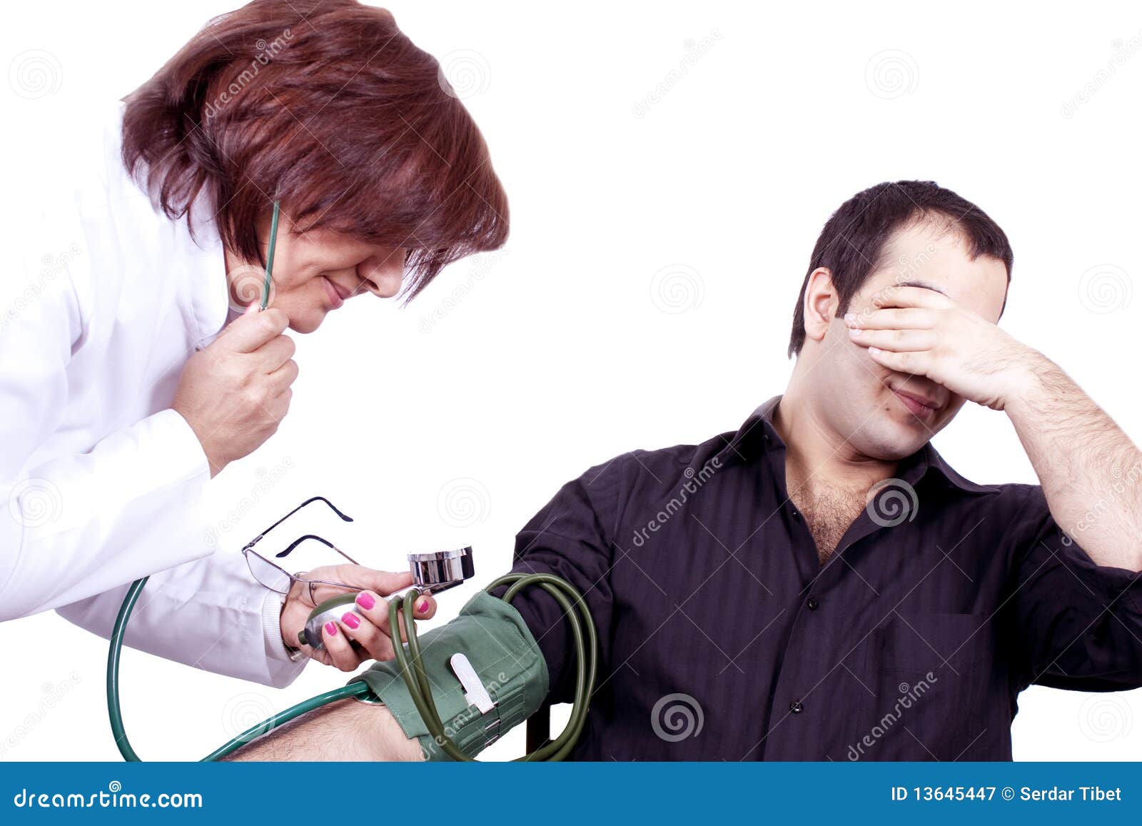 Doctor phobia stock image. Image of health, doctor, check - 13645447