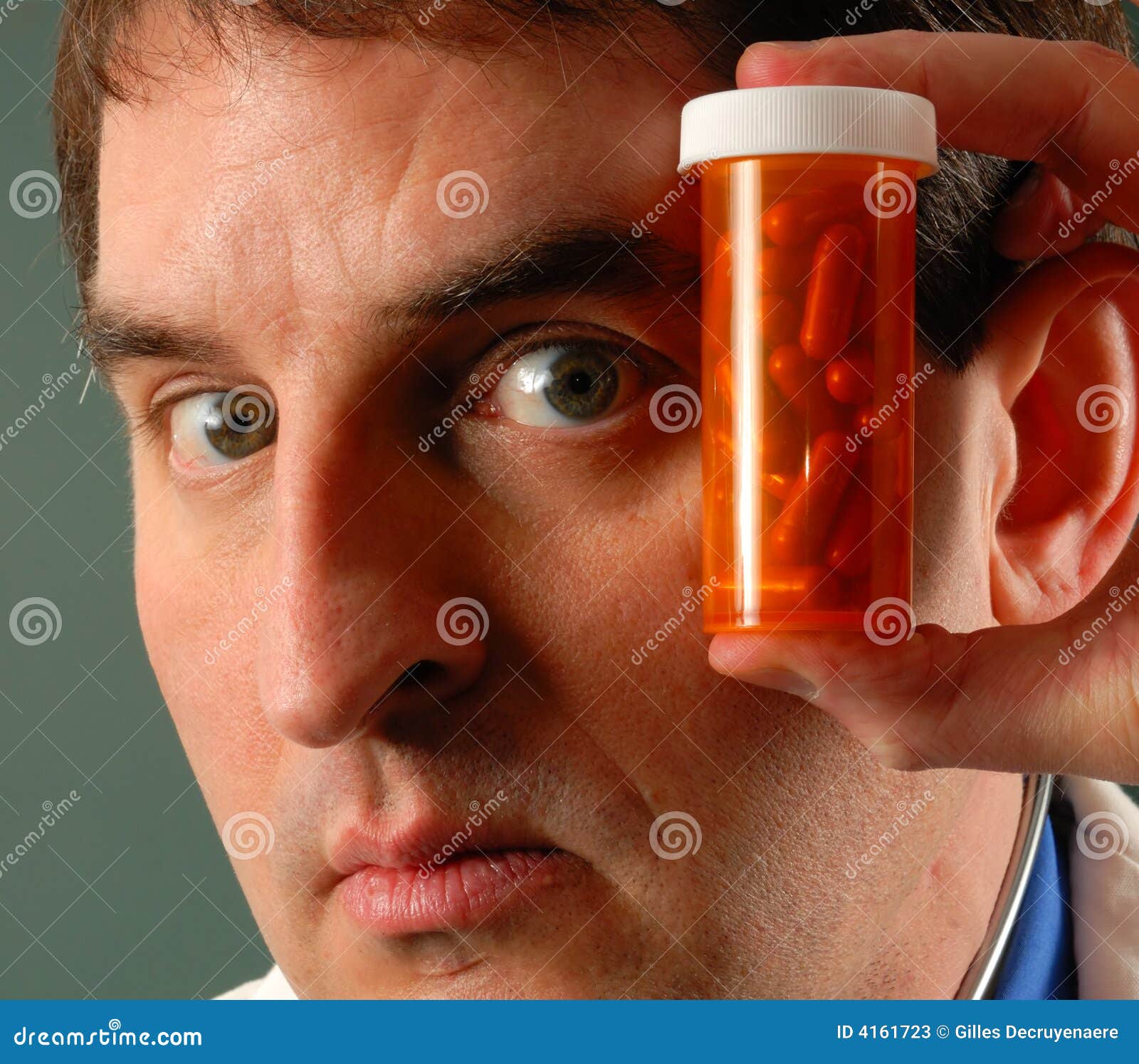 Doctor with Pills stock image. Image of wellness, health - 4161723