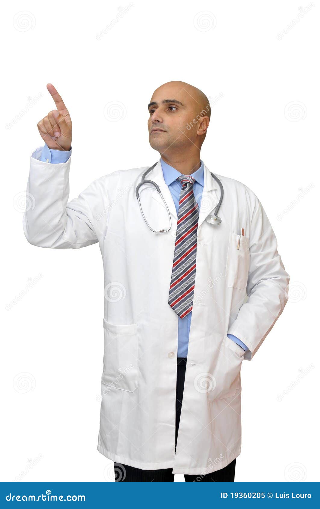 Doctor pointing stock image. Image of person, profession - 19360205
